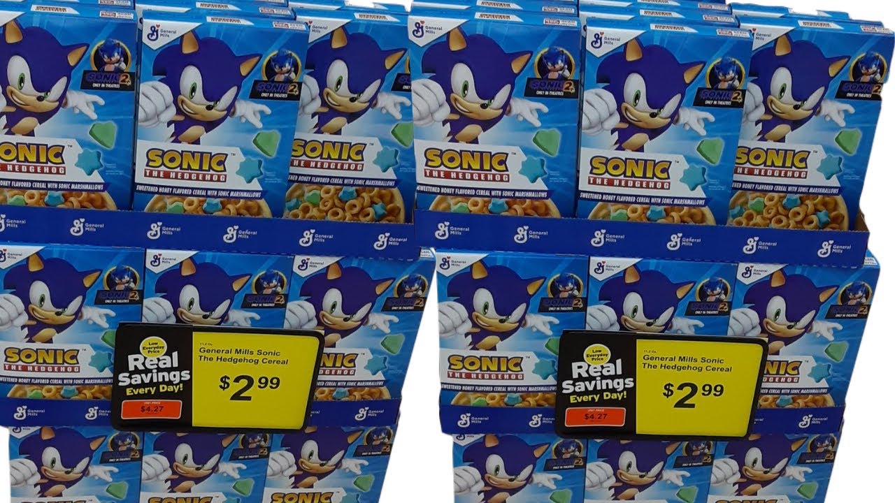 NEW Sonic The Hedgehog Cereal - YouTube