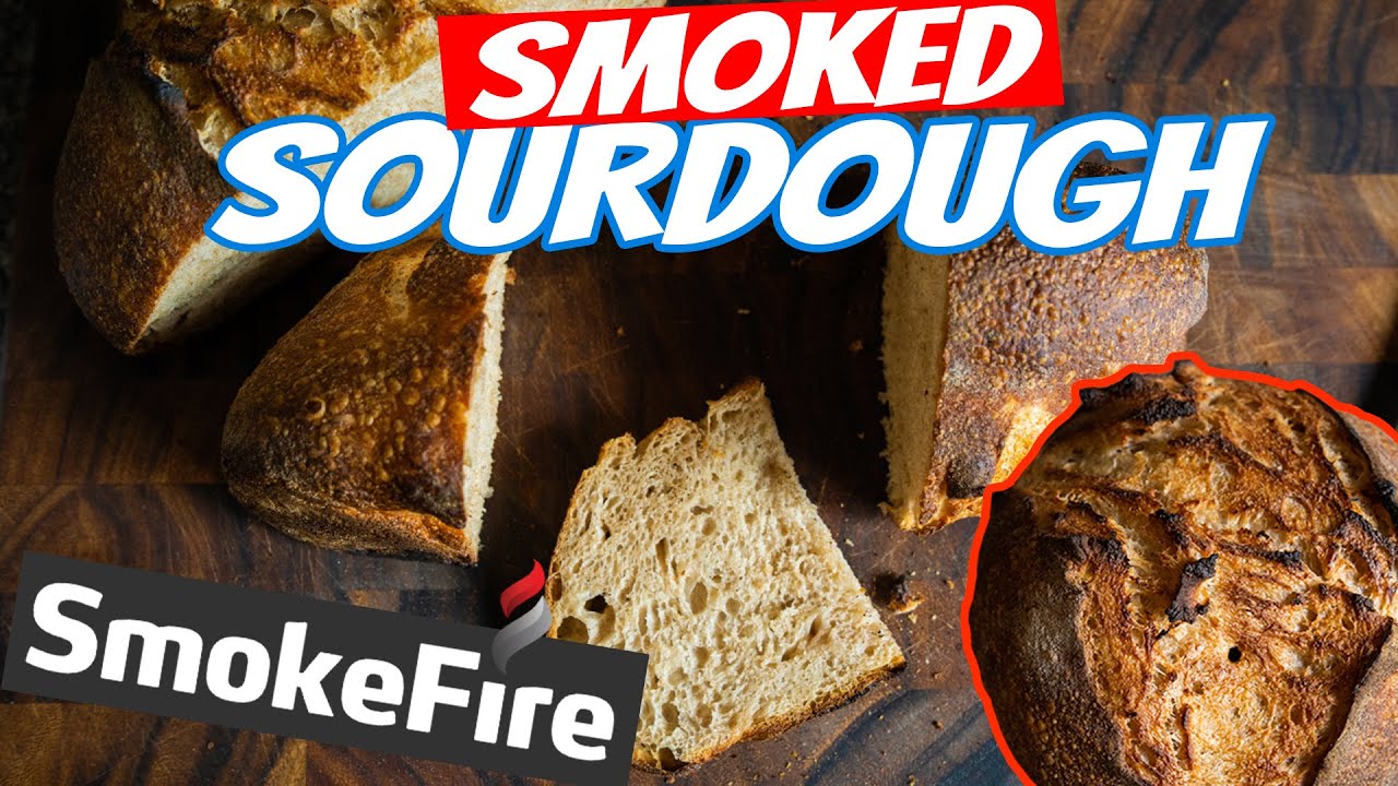 Weber SMOKEFIRE🔥! Smoked Sourdough Bread. Cooked a Loaf, 100% on the ...