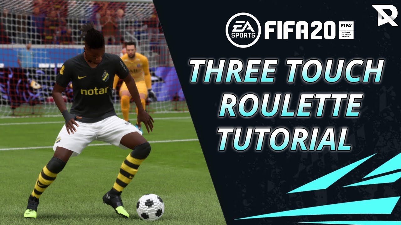 FIFA 20 | SKILL TUTORIAL - THREE TOUCH ROULETTE (WORKS IN FIFA 21 ...