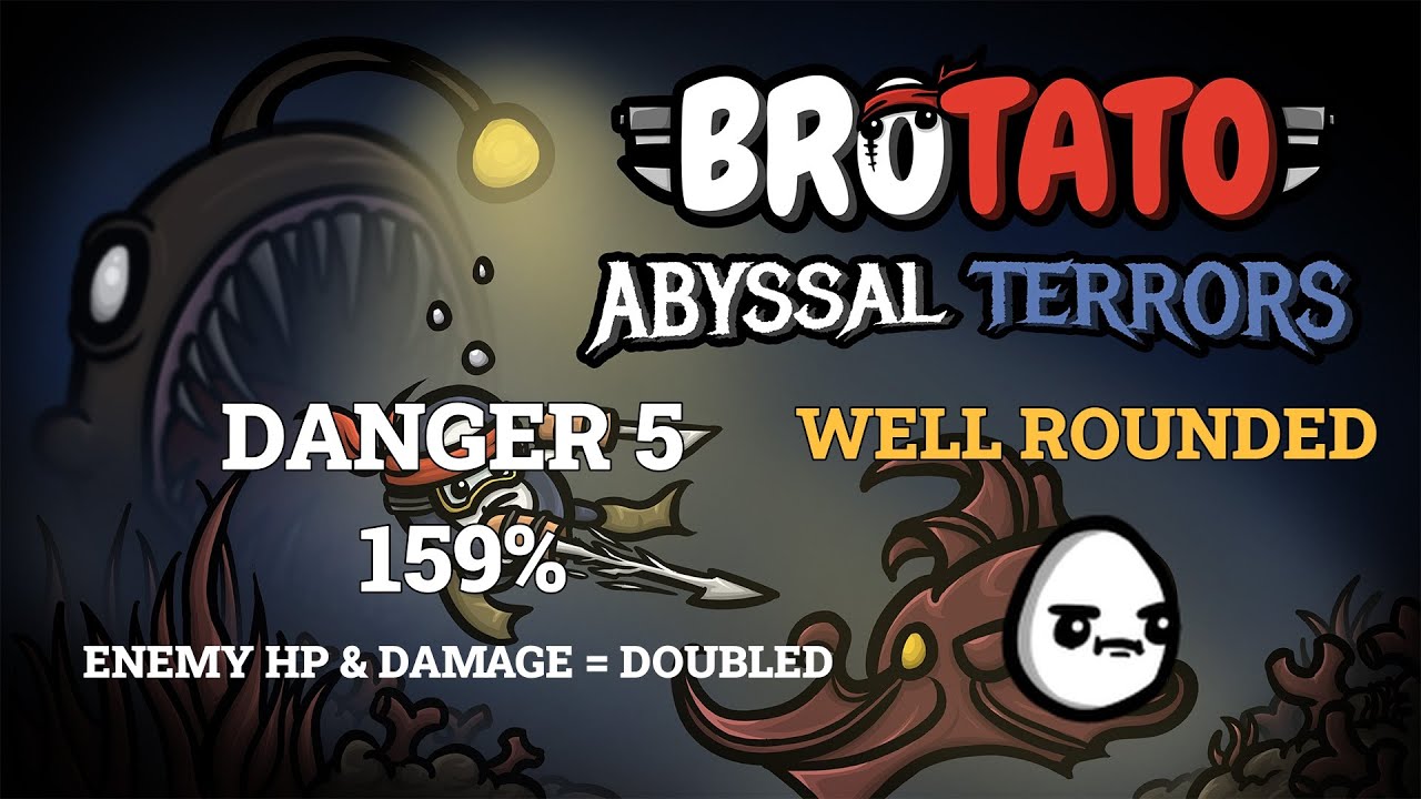 Brotato Danger 5 - 159% Well Rounded - YouTube