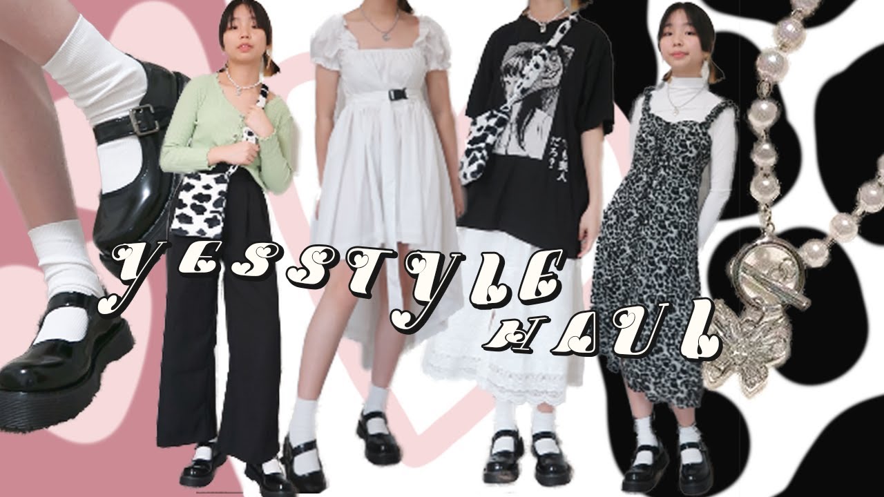 a cute yesstyle try-on haul ! ₊ ˚ ๑ aesthetic, honest review ☆ - YouTube
