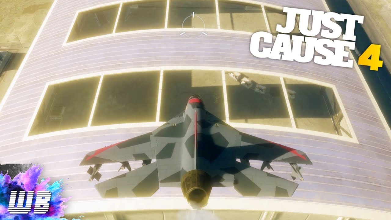 FLYING THROUGH AN AIRCRAFT HANGAR ROOF in Just Cause 4! - YouTube