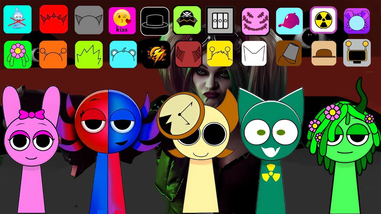 Sprunki OC ALL Phases - EVERYONE IS A WITCH BUT YELLOW IS A CLOCK ...