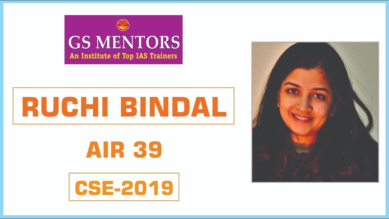 Ruchi Bindal, AIR 39, UPSC Civil Service Exam 2019, Mock Interview ...