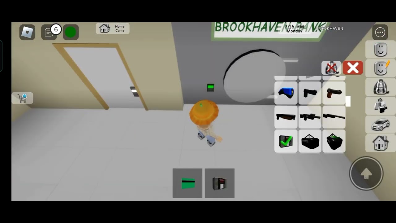 robbing the bank in Brookhaven rp - YouTube