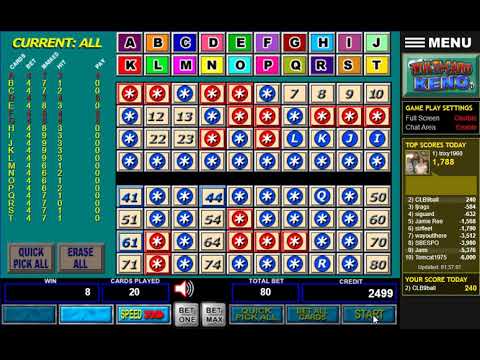 Multi-Card Keno: Top 5 Patterns Online - YouTube