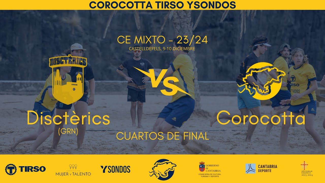Disctèrics VS Corocotta Tirso ySondos. CEBU Mixto 2023. Cuartos de ...