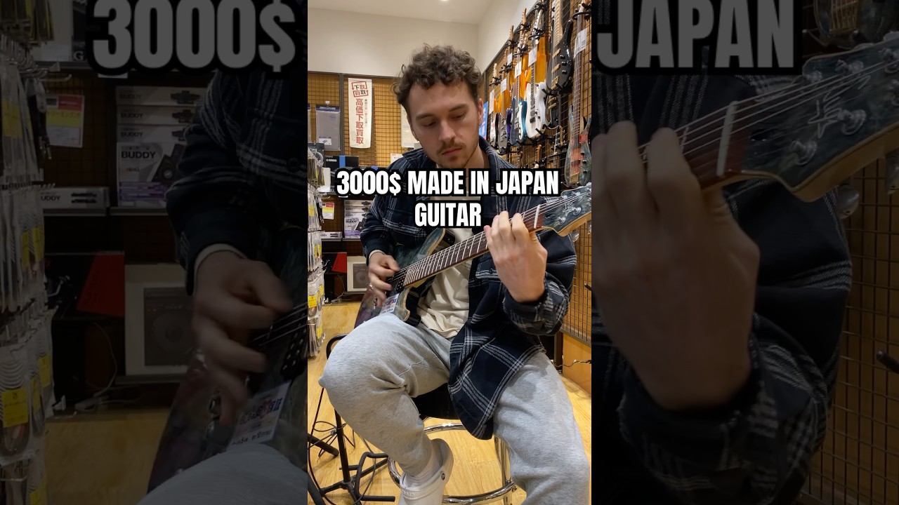 $3000 Sugi 7 String MIJ 🤯 #shorts #metal #guitar - YouTube