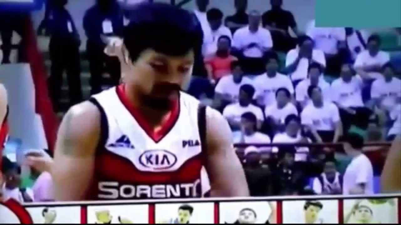 Manny Pacquiao playing Basketball in Philippines - YouTube