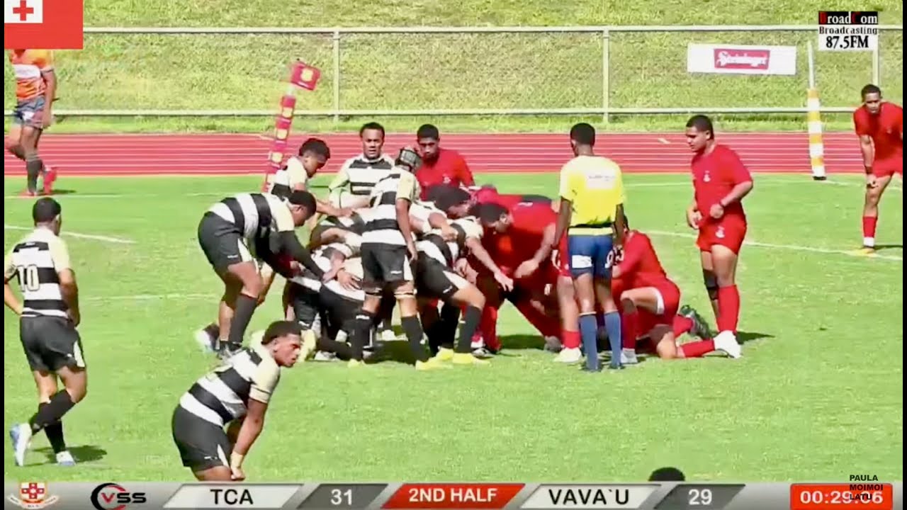 🇹🇴 Tonga College ‘Atele v Vava’u Lahi Quarter Final: Secondary Schools ...