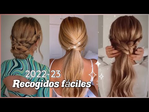 PEINADOS RECOGIDOS SÚPER FÁCILES 2025 / Peinados en Tendencias Para Fiesta | peinados recogidos