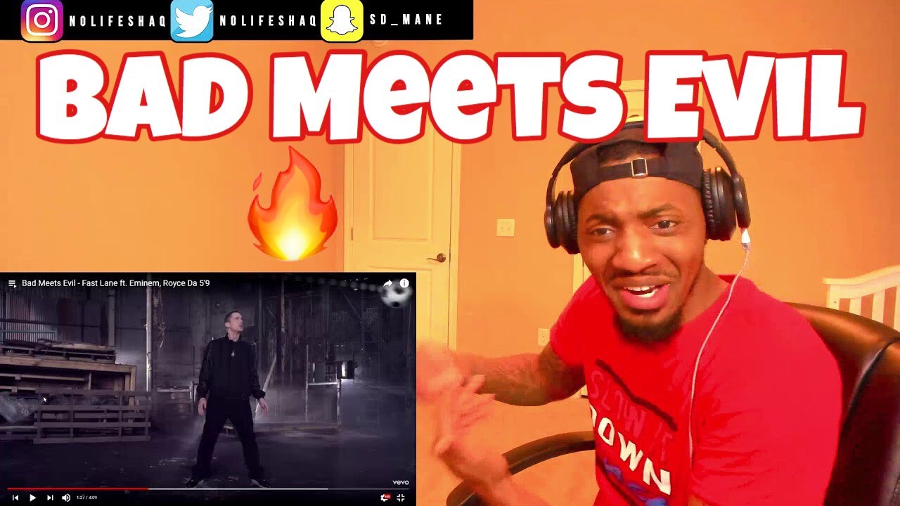 Bad Meets Evil - Fast Lane ft. Eminem, Royce Da 5'9 | REACTION - YouTube