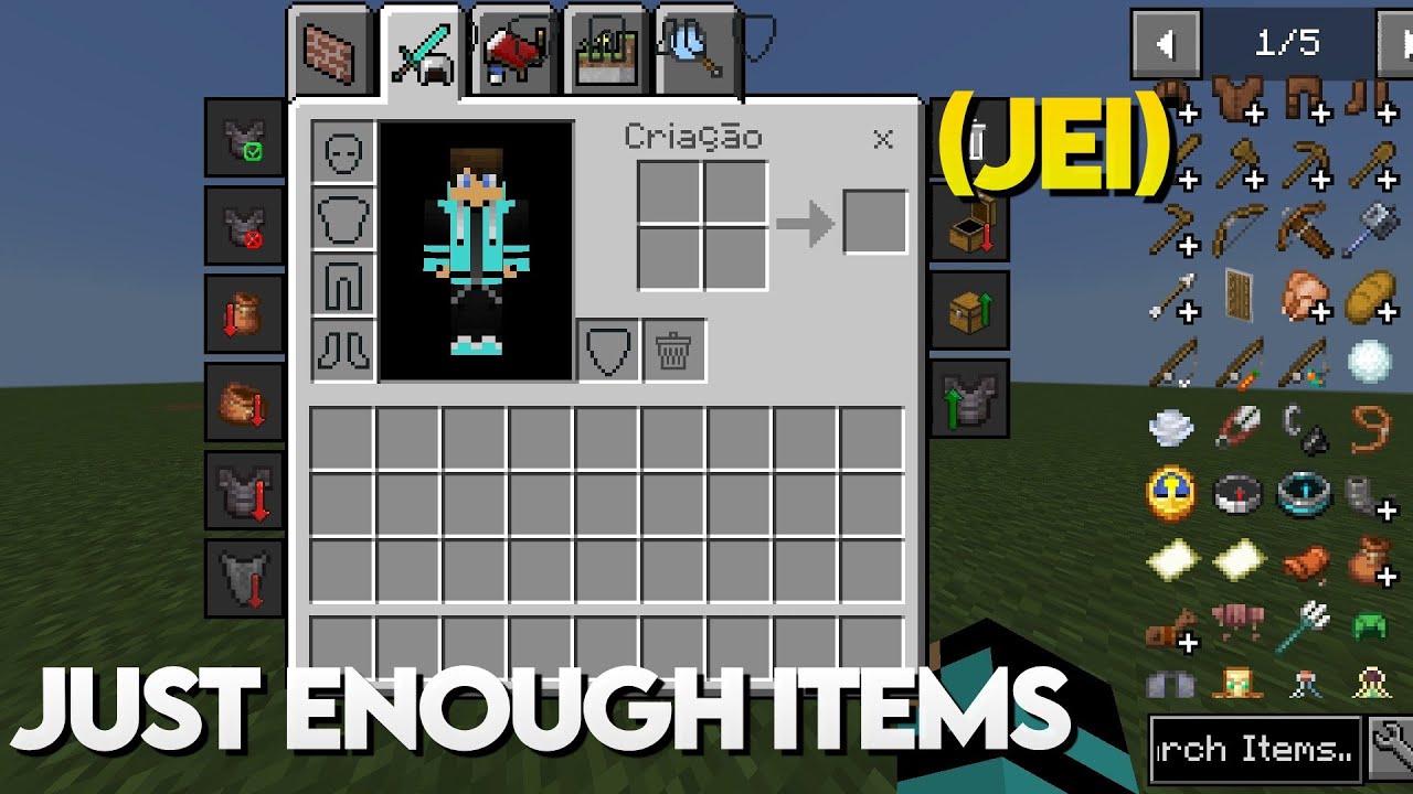 Just Enough Items (JEI) para o Minecraft 1.21 - YouTube
