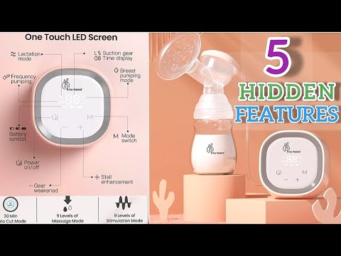 R for Rabbit First Feed Nova Electric Breast Pump 9 Level Of Massage & Suction Mode  | review