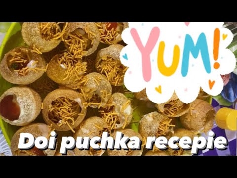 How to make doi puchka || doi puchka recepie || || doi puchka in bengli ...