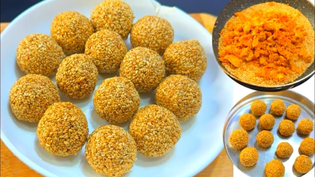 Til gud laddu recipe / तिल गुड़ लड्डू रेसिपी / TIL Laddu Recipe ...