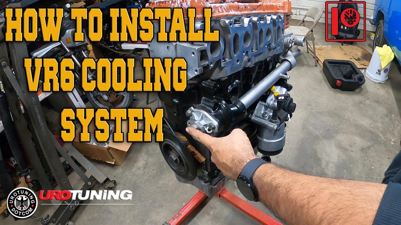 How to install VR6 Cooling system - Patreon Built VR6 Turbo - YouTube