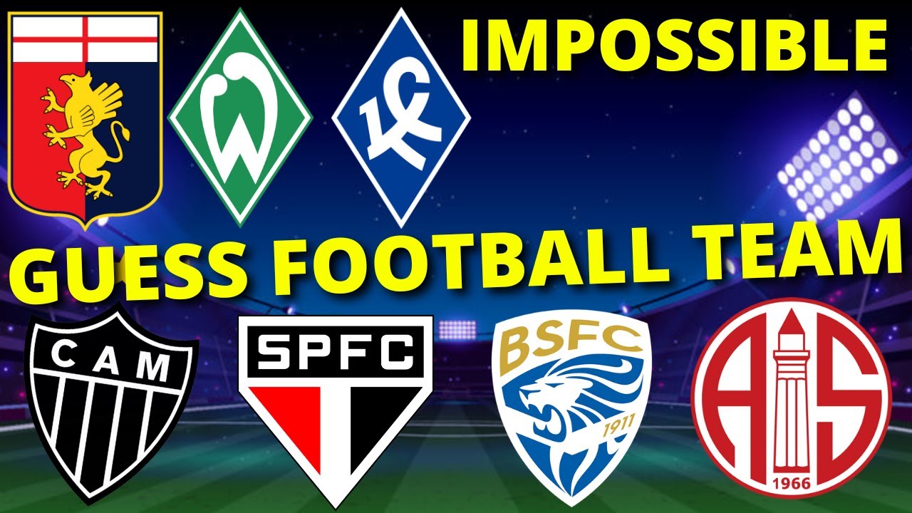 GUESS FOOTBALL CLUB BY THE LOGO | Level IMPOSSIBLE | PRO Football Quiz ...
