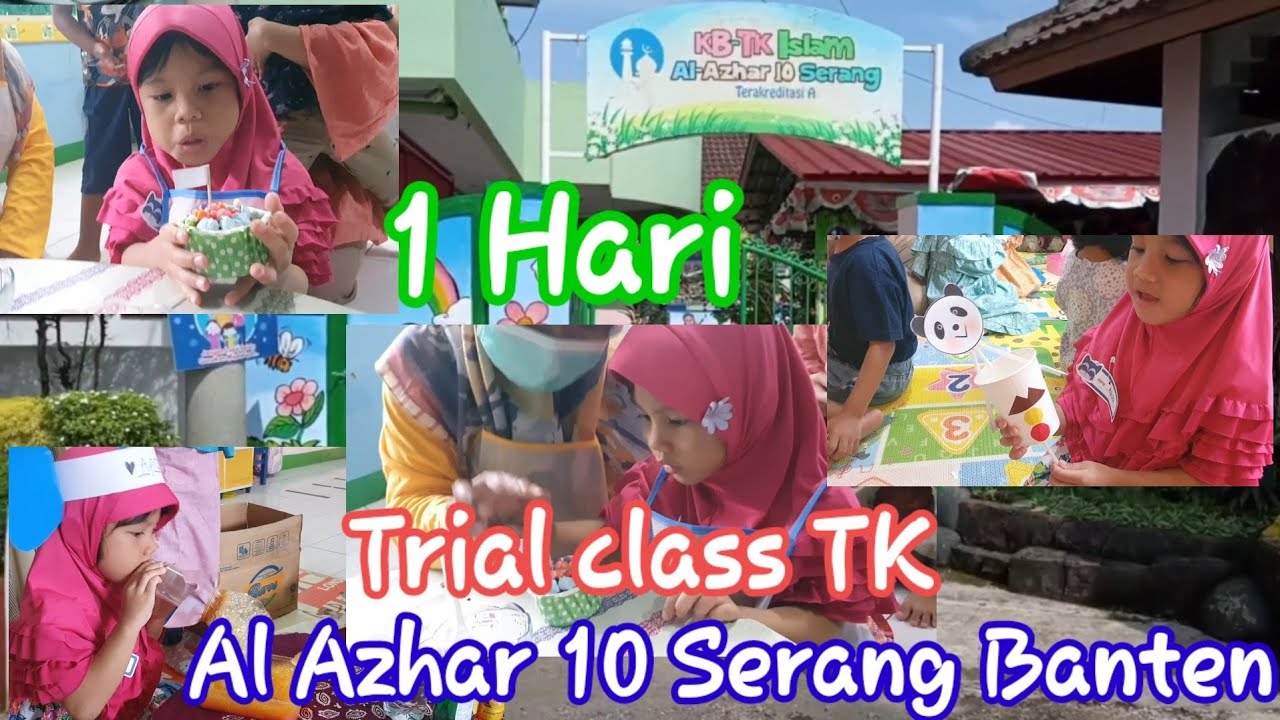 trial class TK satu hari kegiatan pra TK di #TK Islam Al Azhar 10 ...