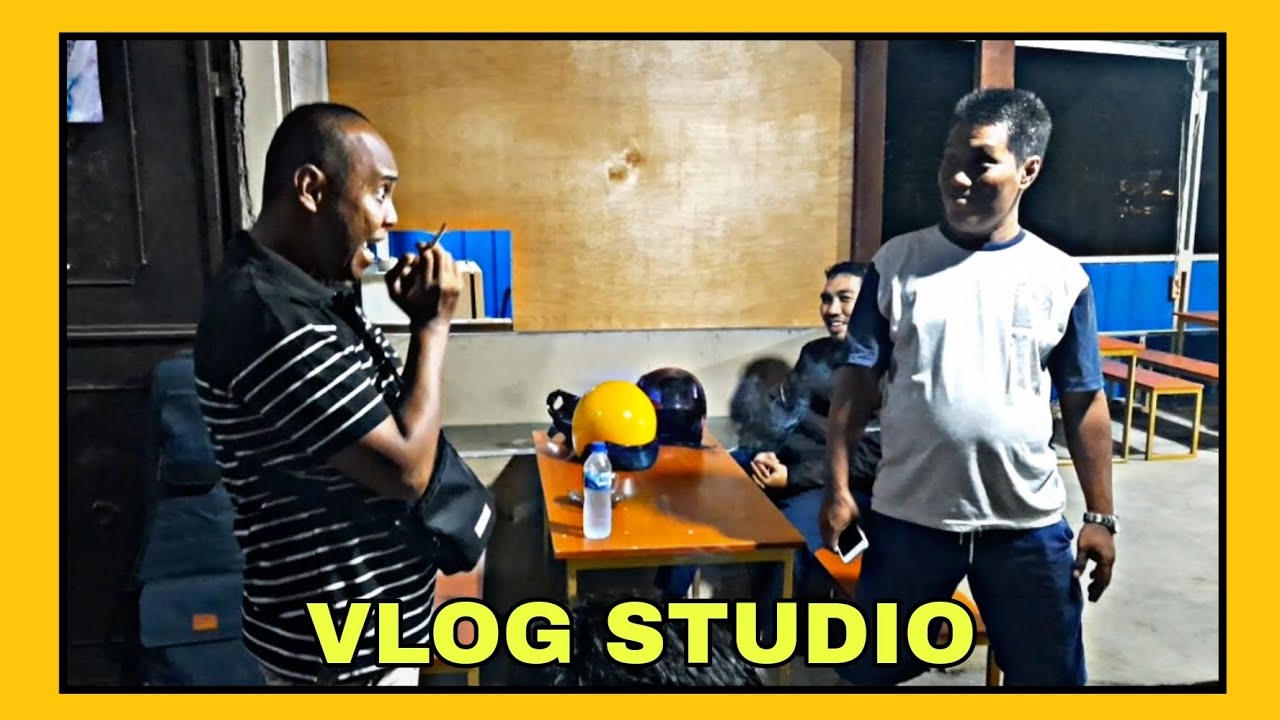 Vlog studio bersama bang ucok at profile music studio padang - YouTube