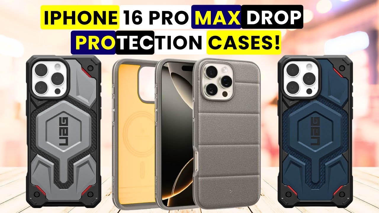 Top 7 Best iPhone 16 Pro Max Drop Protection Cases!🔥🔥 - YouTube