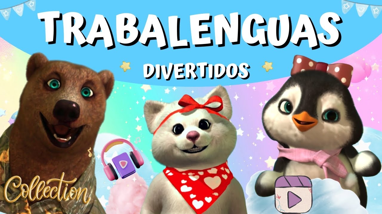TRABALENGUAS PARA NIÑOS: ¡Divertidos! 🙉 - YouTube