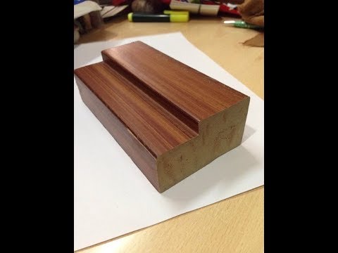 Plastic WPC PVC Solid Door Frame Profile Making Machine - YouTube