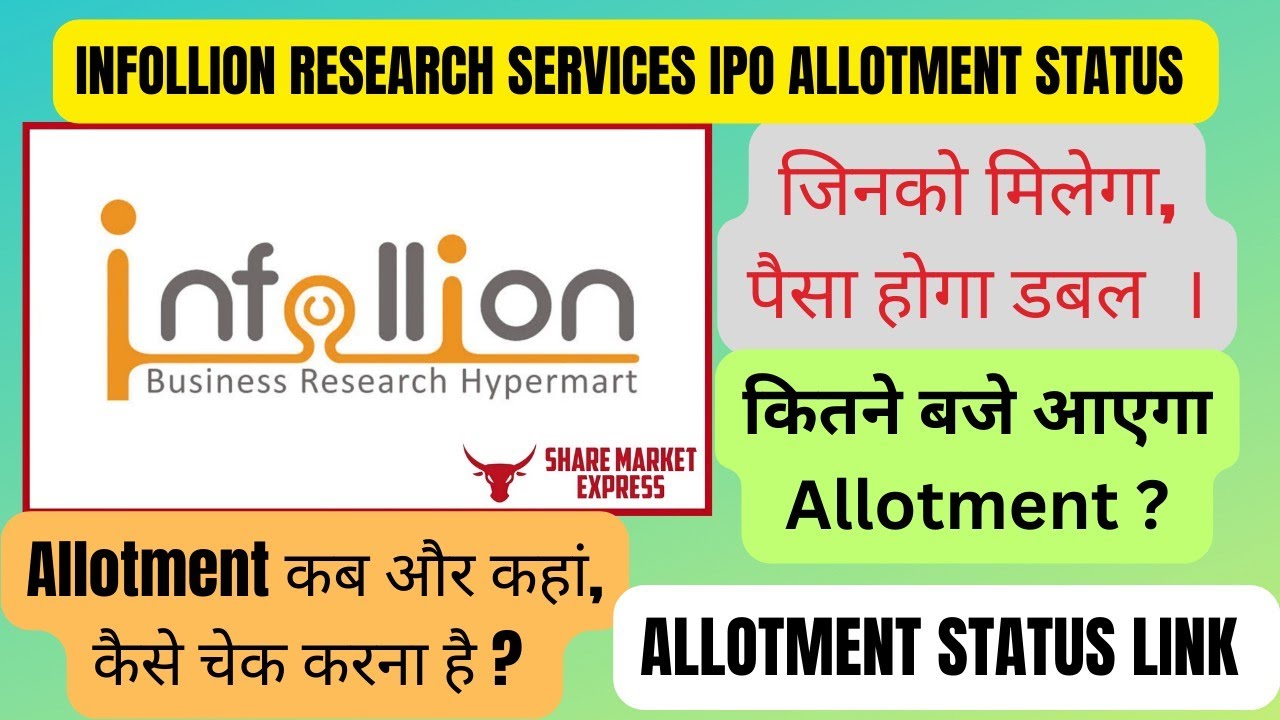 INFOLLION RESEARCH SERVICES IPO ALLOTMENT STATUS • INFOLLION RESEARCH ...