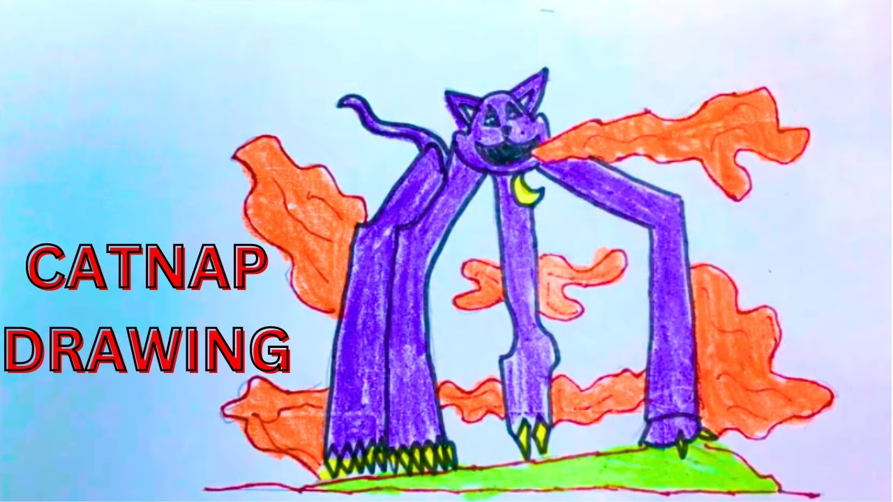 THIS CATNAP DRAWING IS TOO CUTE TO MISS ! THIS CATNAP DRAWING WILL ...