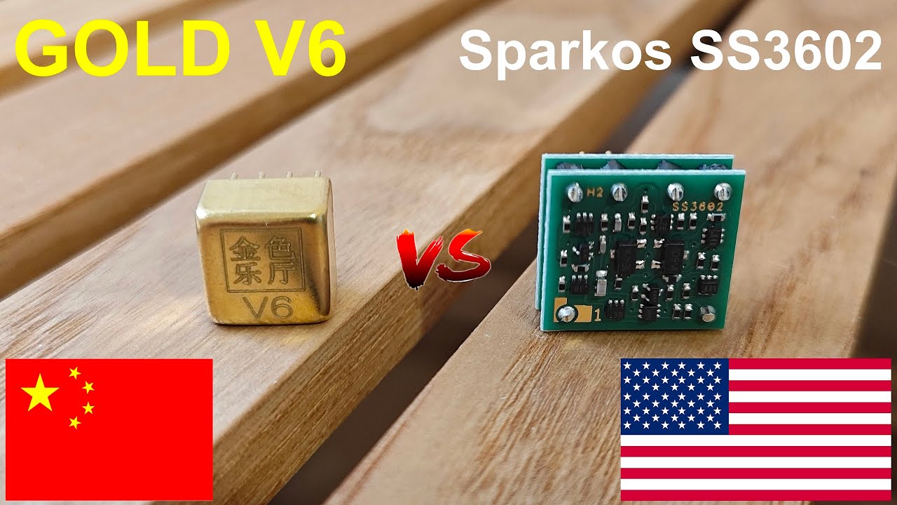 Сравнение аудиофильских ОУ: Sparkos SS3602 vs Gold V6! [DacMaster ...