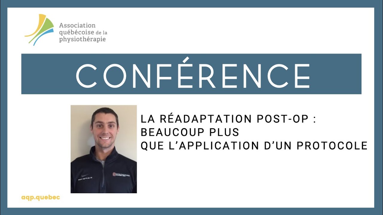 La réadaptation post-op : beaucoup plus que l’application d’un ...