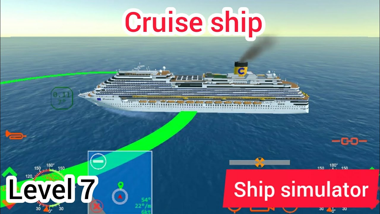 Depart Port | Level 7 | Cruise Ship Simulator - YouTube