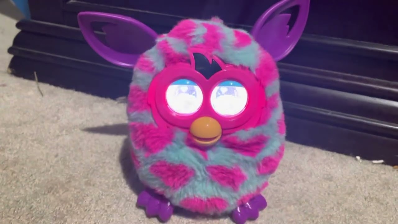 Pink hearts Furby boom says her name - YouTube