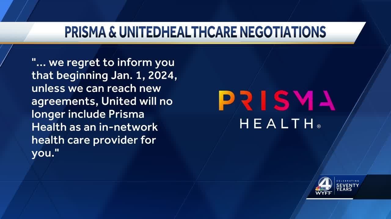 Prisma Health, United Healthcare negotiation over health coverage - YouTube