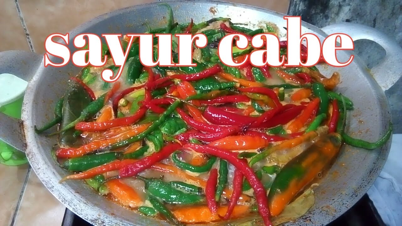 AYOMASAK INDONESIA - Makan sayur cabe - YouTube