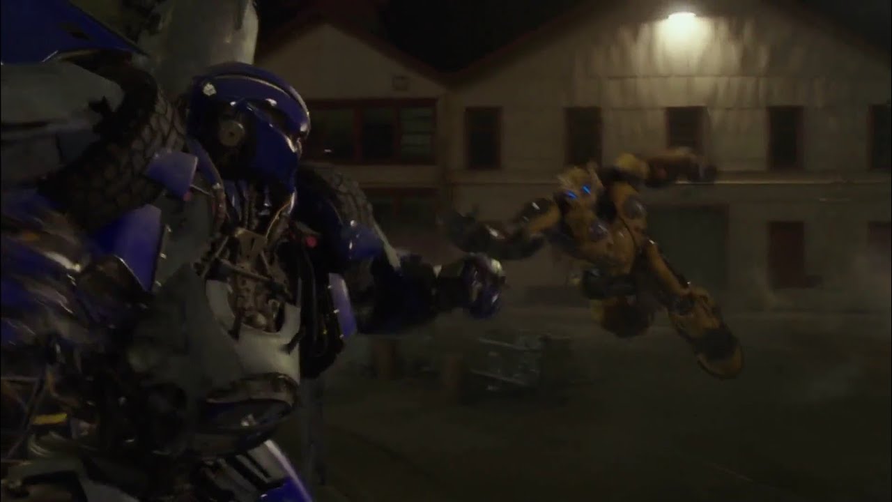 Bumblebee... Bumblebee vs dropkick fight scene - YouTube