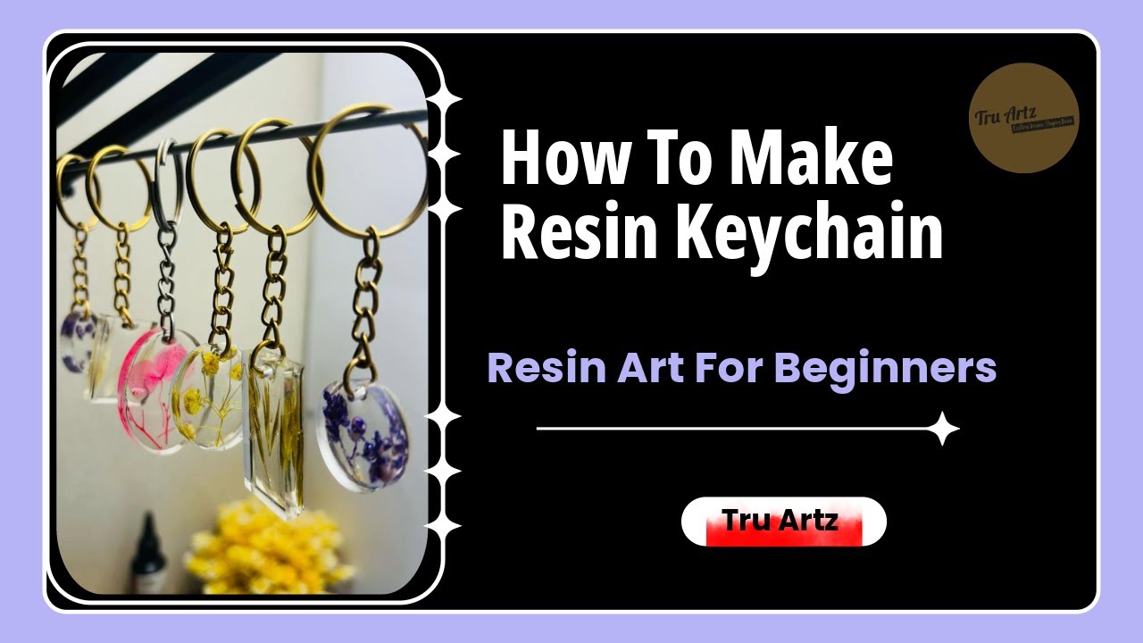 How To Make Resin Keychain | Resin Art For Beginners - YouTube