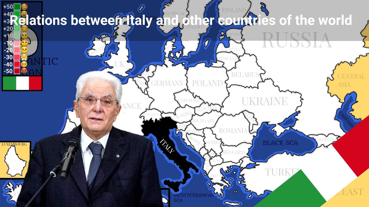 Relations between Italy🇮🇹 and other countries of the world - YouTube