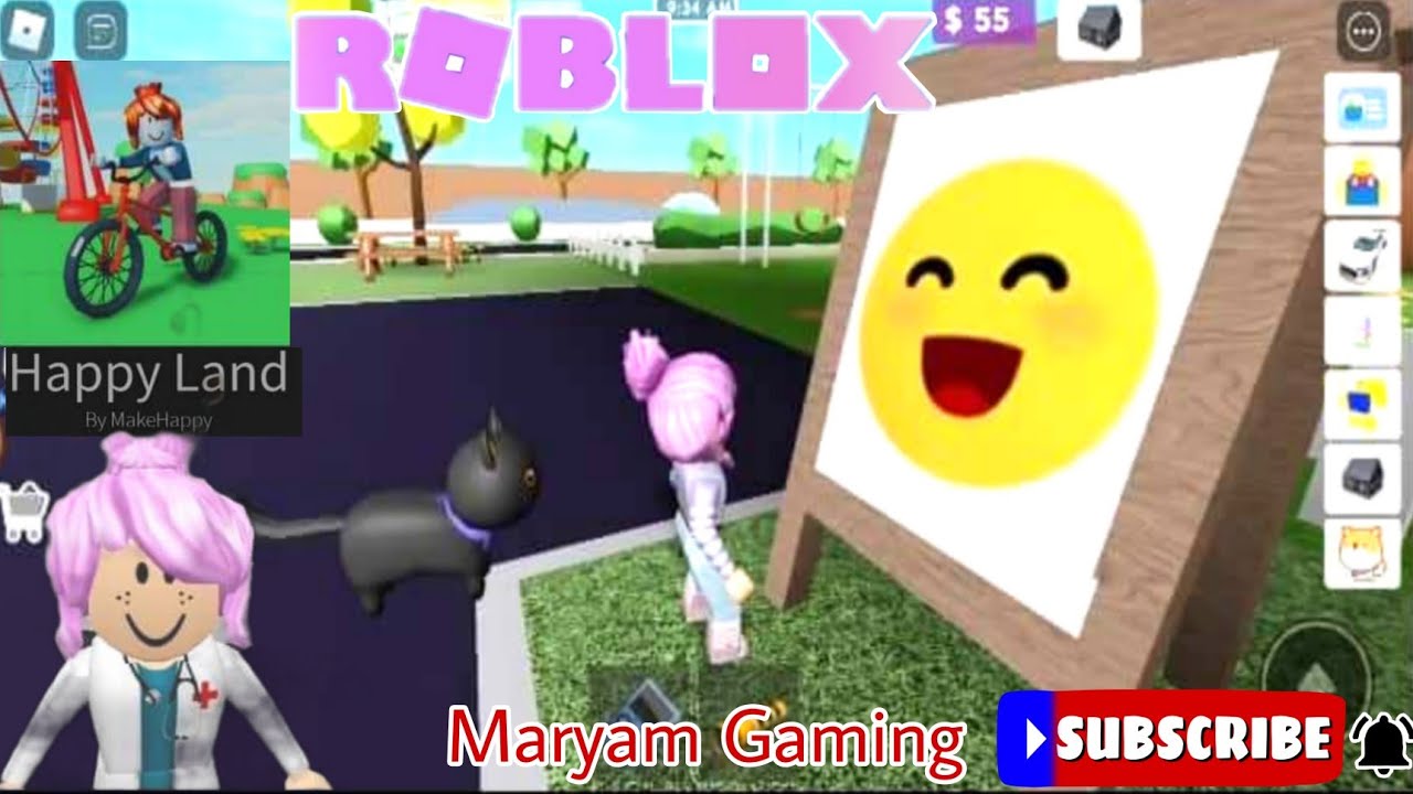 Happy Land in Roblox | Fatima with Maryam gaming #sister #bonding # ...