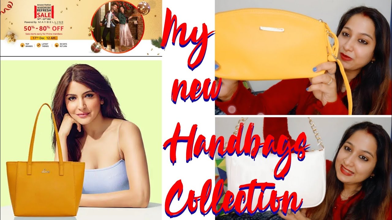 My new handbags collection | Amazon Wardrobe Refresh Sale | Amazon haul ...