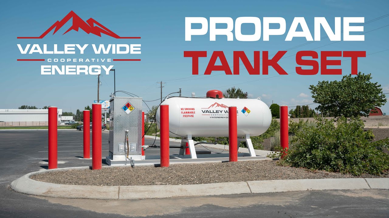How Propane Resale Tanks Are Installed - YouTube