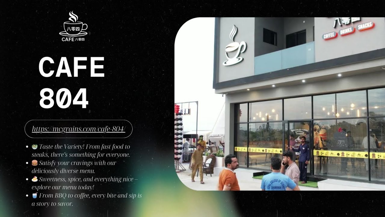 "Indulge in Unique Flavors at Café 804 ☕🍰 - Your Go-To Spot in Jhang ...