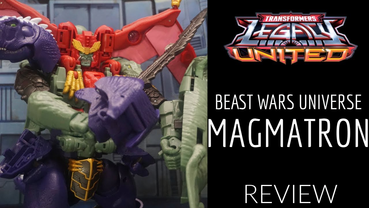 Transformers Legacy United Beast Wars Universe Magmatron Review - YouTube
