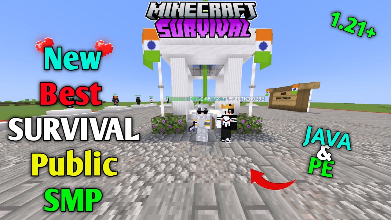 New Best Public SURVIVAL Smp | 24/7 ONLINE | JOIN NOW FAST | DAY - 1 # ...