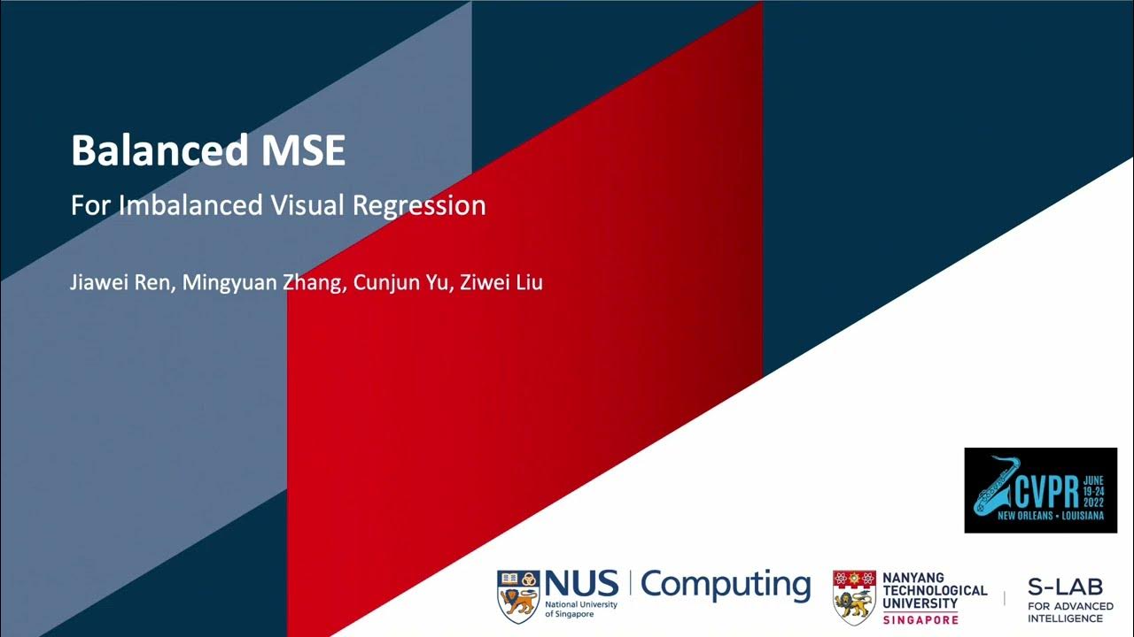 Balanced MSE for Imbalanced Visual Regression | CVPR 2022 - YouTube