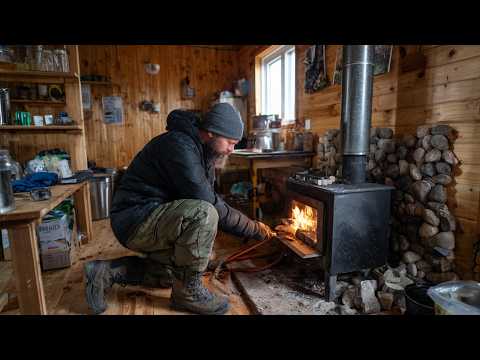 Man Builds ONE-YEAR LOG CABIN Deep in the Forest | Start to Finish by @bjornbrenton