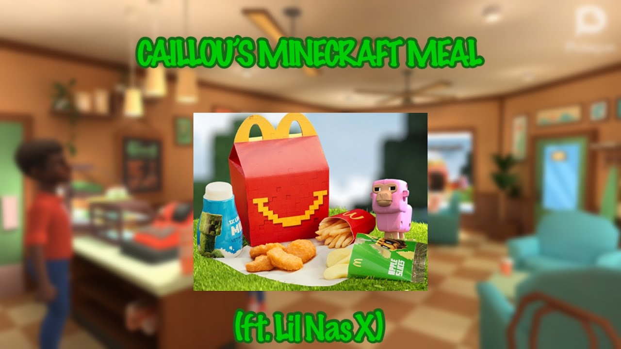 A Plotagon Shorts: Season 1 Episode 4: Caillou’s Minecraft Meal - YouTube