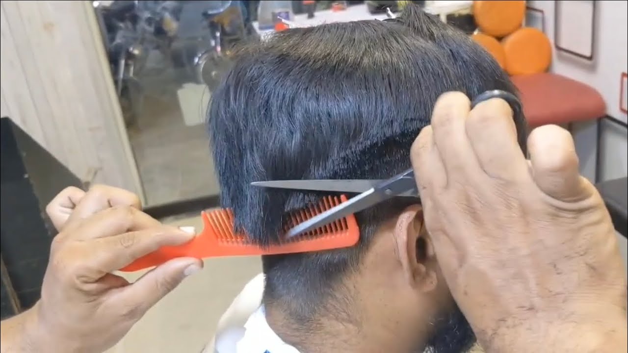 ASMR barbar _ most difficult Hair cutting without water # ...