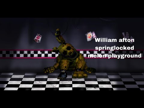 William afton springlocked In melon playground - YouTube