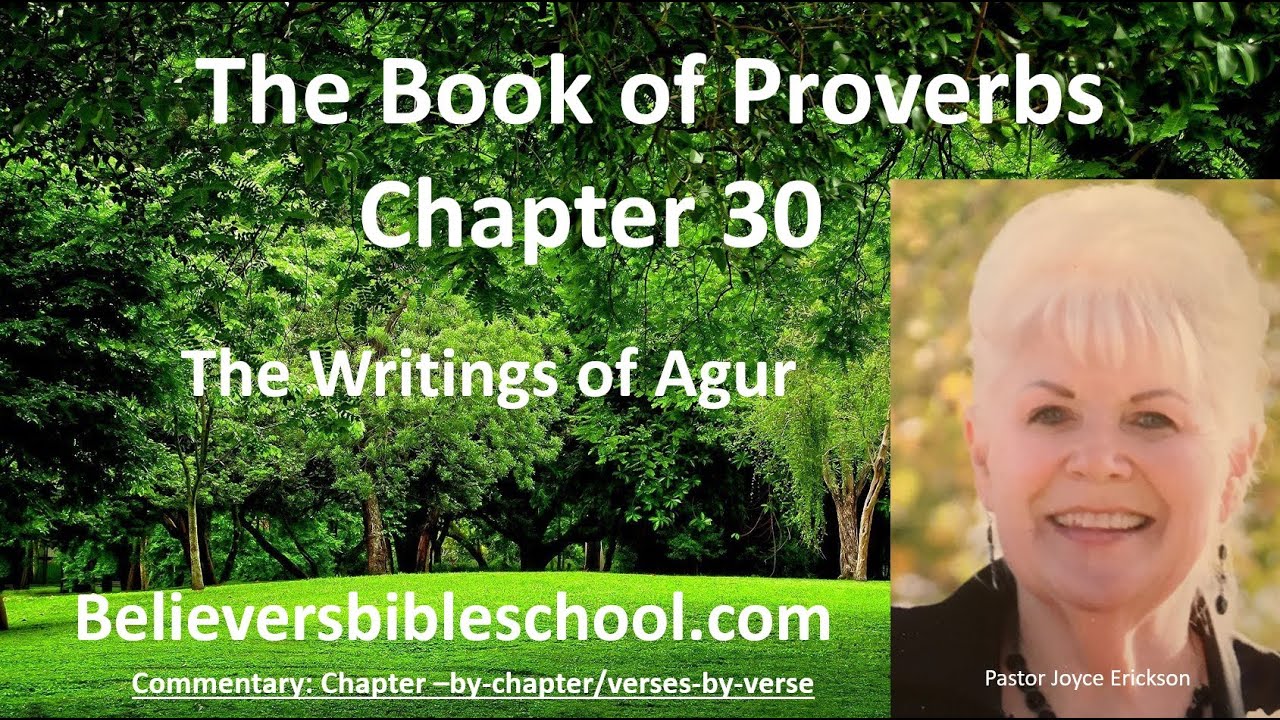 Proverbs Chapter 30 - YouTube